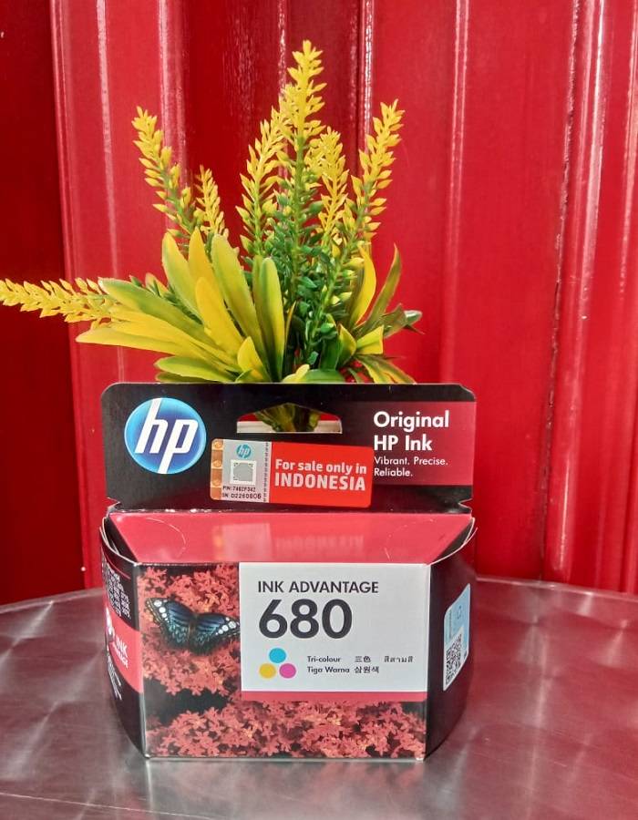 680C | CATRIDGE HP 680 COLOUR ORIGINAL RESMI - SWALAYAN KOMPUTER