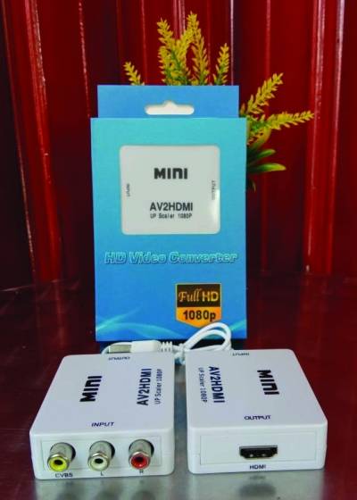 AV2HDMI | CONVERTER AV FEMALE TO HDMI STANDART FEMALE `MINI` + KABEL ...