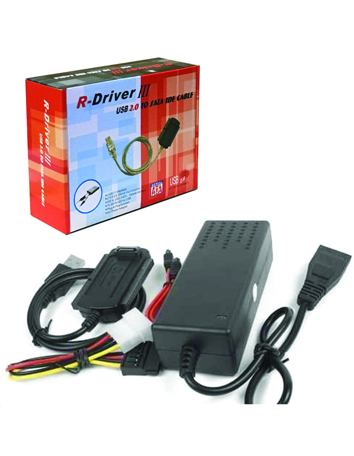 RDRIVER | CONVERTER USB 2.0 MALE TO SATA PATA CENTROO / R-DRIVER III ...