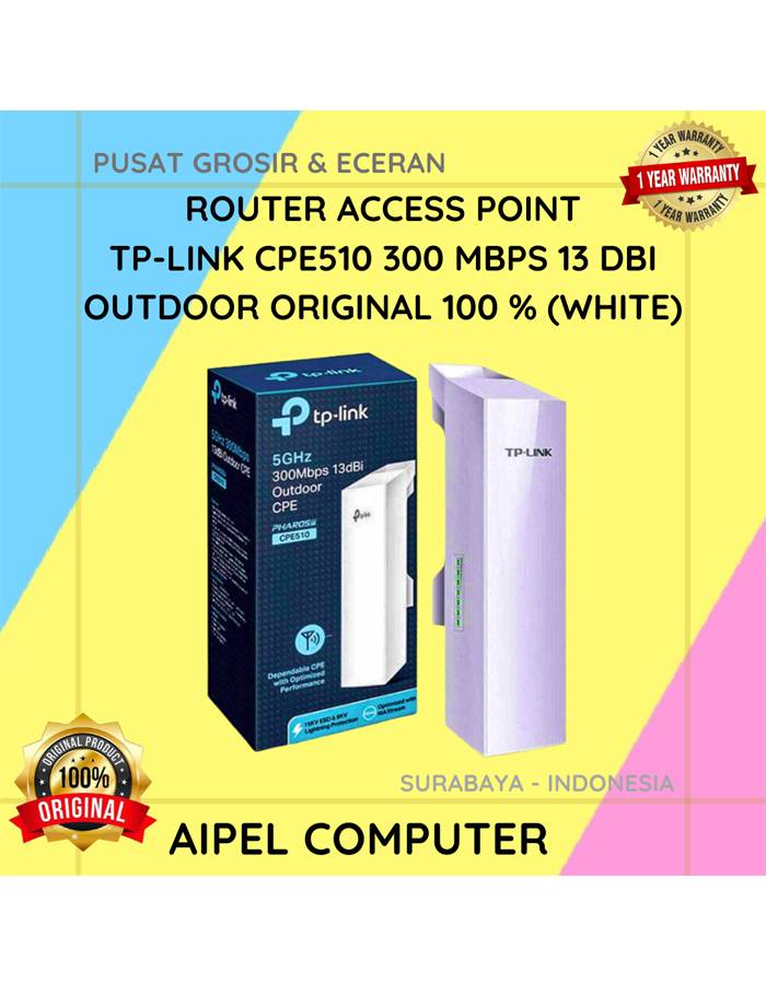 CPE510 | ROUTER ACCESS POINT TP-LINK CPE510 300 MBPS 13 DBI OUTDOOR ...