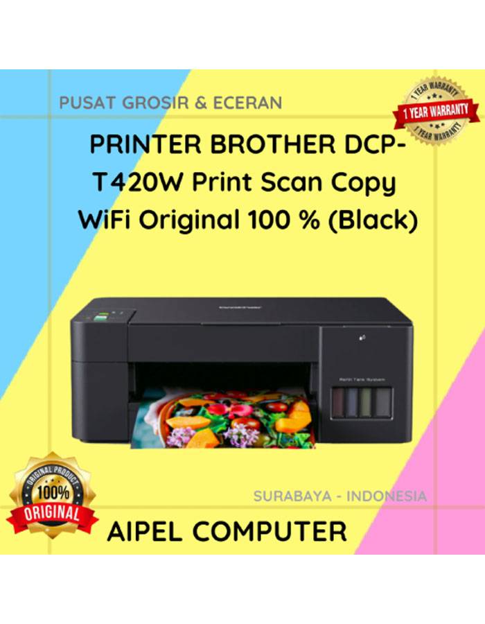 T420 | PRINTER BROTHER DCP-T420W - SWALAYAN KOMPUTER